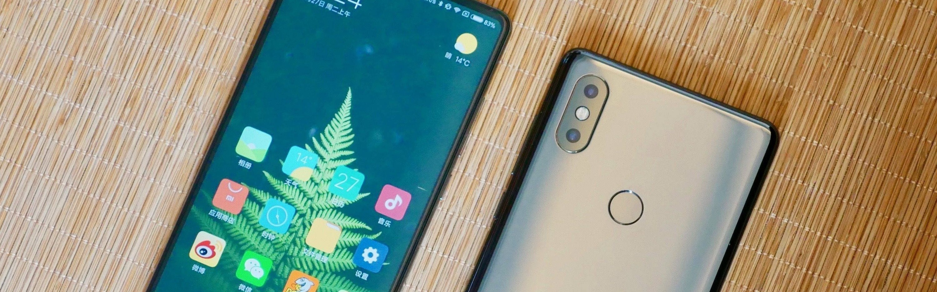 小米Mix2s 的下巴堪称一绝，强迫症不要入—ZOL好说